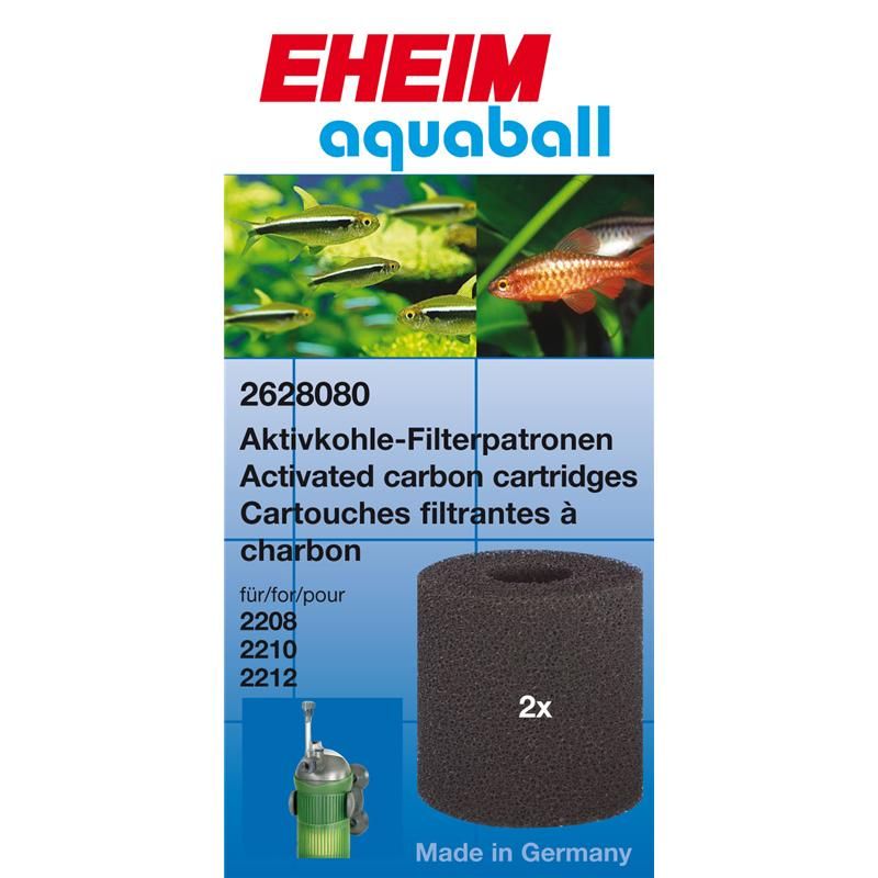 EHEIM Aktivkohlepatrone für Innenfilter 2208-2212, aquaball 60-180 ...